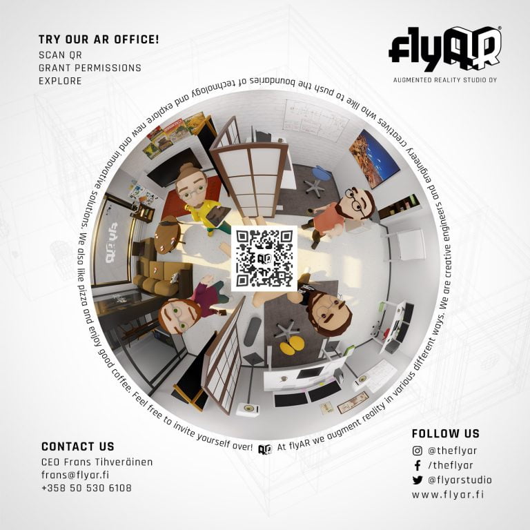 Creating the flyAR AR Office • flyAR Augmented Reality Studio