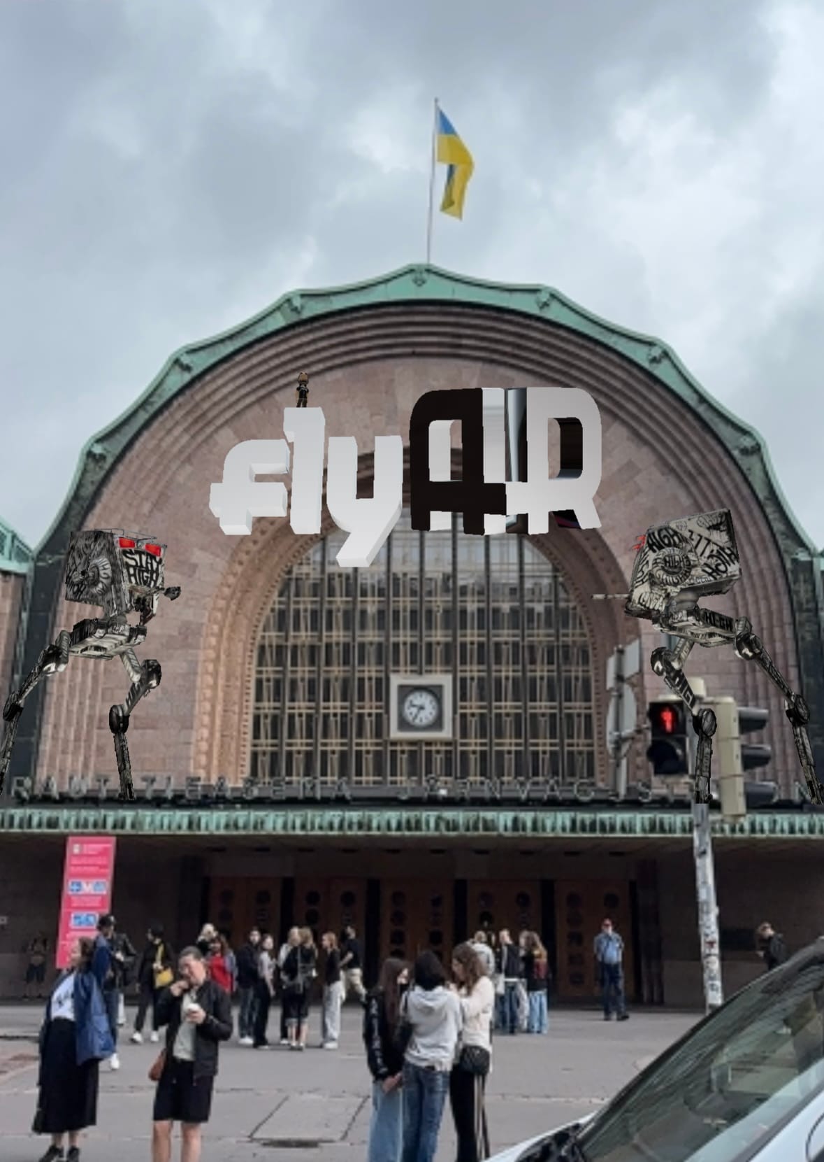 Augmenting the city - public space AR • flyAR Augmented Reality Studio
